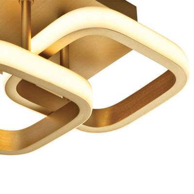 Contemporary Compact Double Head 40w LED Ceiling Light Fitting in ...