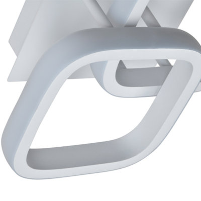 Contemporary Compact Double Head 40w LED Ceiling Light Fitting in Matt ...