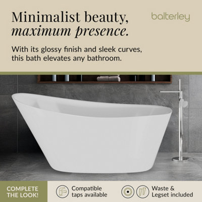 Contemporary Slipper Freestanding Bath from Balterley - 1500mm x 750mm