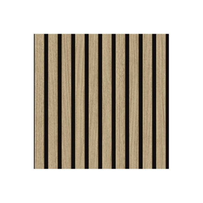 Contemporary Wood Slat Light Oak | DIY at B&Q