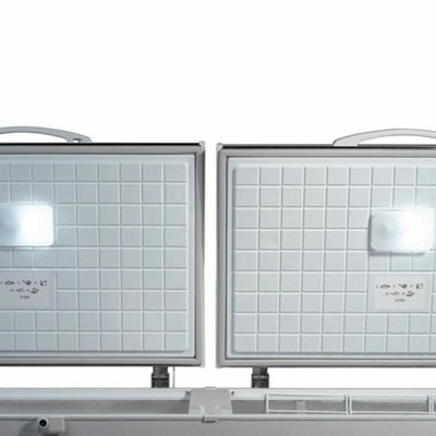 CONTENDER FZC019 655L TWIN LID COMMERCIAL CHEST FREEZER FROST FREE D ...