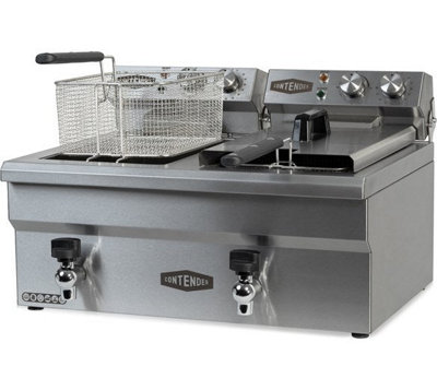 Contender Twin 10L Electric Commercial Fryer