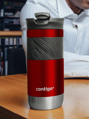 Contigo Byron 2 Snapseal Travel Mug 470ml Red Leak-Proof