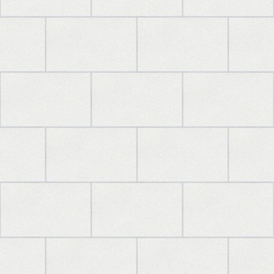 Contour London White Tiled Wallpaper