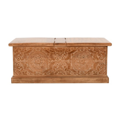 Contrive Mango Wood Coffee Table/Blanket Box