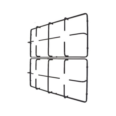 Cooker Gas Hob Pan Support Stand 230mm x 475mm Pack of 2 by Ufixt