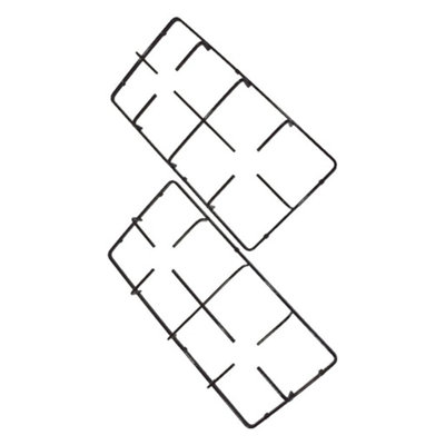 Cooker Gas Hob Pan Support Stand 230mm x 475mm Pack of 2 by Ufixt