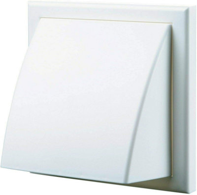 Cooker Hood Duct Cowled Vent Kit Fan Extract 100mm White