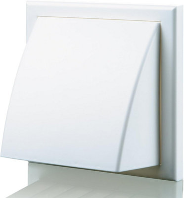 Cooker Hood Duct Cowled Vent Kit Fan Extract 125mm White