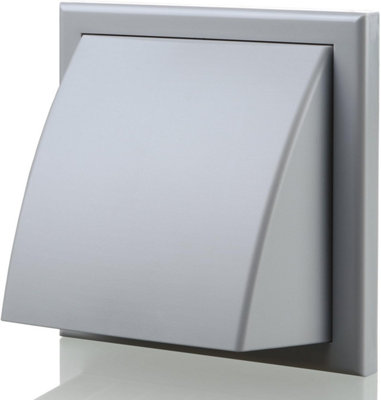 Cooker Hood Duct Cowled Vent Kit Fan Extract 150mm Grey