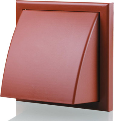 Cooker Hood Duct Cowled Vent Kit Fan Extract 150mm Terracotta