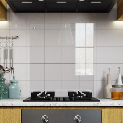Cooker Splashback 600x750x6mm Glass- High Temperature Glass Hob ...