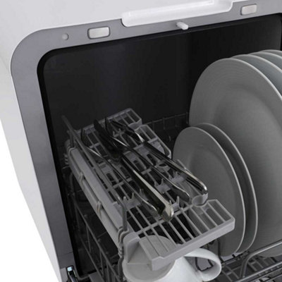 Cookology 3 Place Setting Table Top Dishwasher in Compact Mini Size ...
