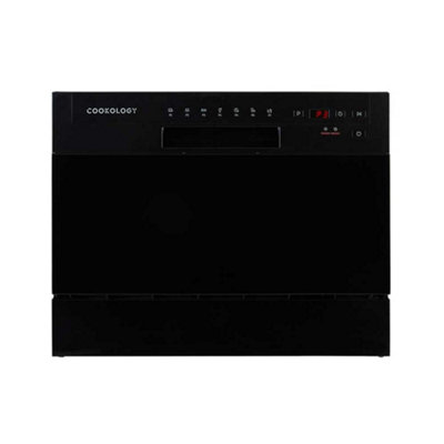 Cookology 6 Place Setting Table Top Dishwasher in Compact Size ...