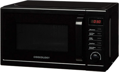 Cookology 800W Microwave 20L Digital Freestanding - CFSDI20LBK Black