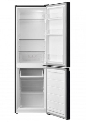 Cookology CFF174BK 174L Freestanding Fridge Freezer, Static Cooling ...