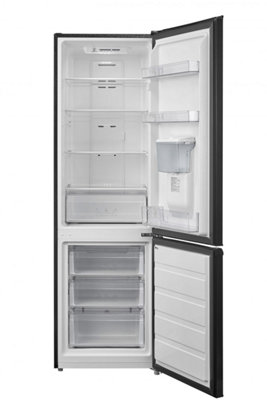 Cookology CFF268WDBK 268L Frost Free Fridge Freezer, Water Dispenser ...