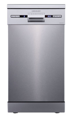 COOKOLOGY CFSD4510SS 45CM SLIMLINE FREESTANDING DISHWASHER, 10 SETTINGS ...
