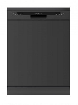 Cookology CFSD613BK 60cm Full Size Dishwasher, Black, 13 Place Settings ...