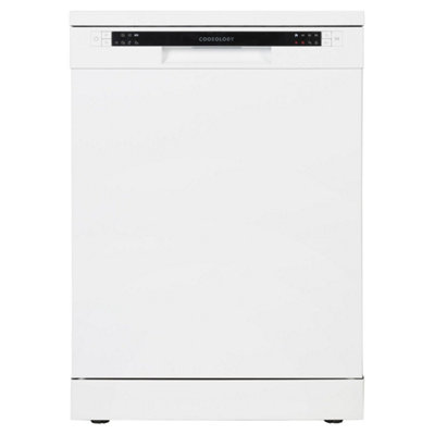 Cookology CFSD613WH 60cm Full Size Dishwasher, White, 13 Place Settings ...
