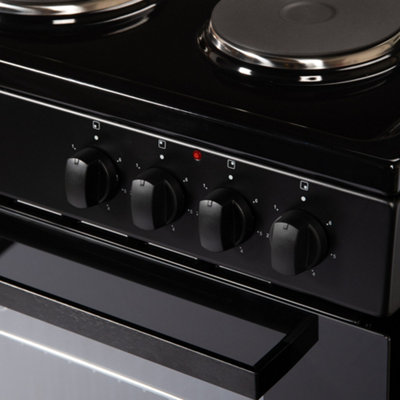 Cookology CFSP600BK/1 60cm Freestanding Electric Cooker, 68L, Solid ...