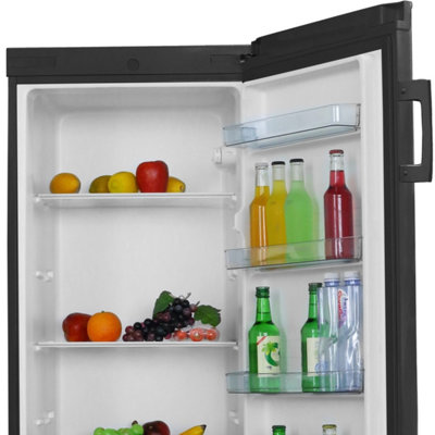 Cookology CTFR235BK Tall Freestanding Larder Fridge in Black 55x142cm ...