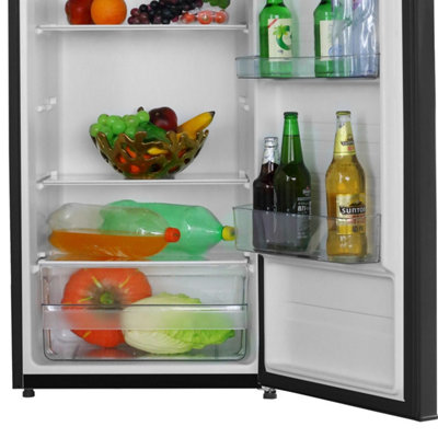 Cookology CTFR235BK Tall Freestanding Larder Fridge in Black 55x142cm ...