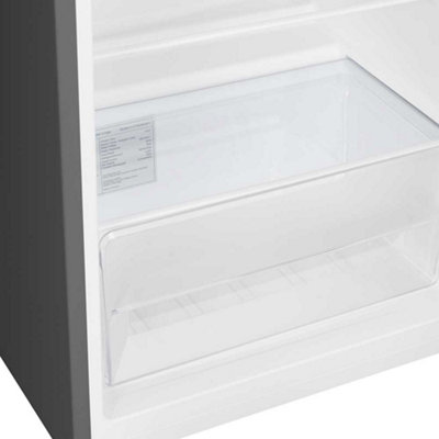 Cookology CTFR240IX 240L Tall Larder Fridge, Inox, 143cm High, 55cm ...