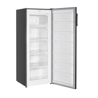 Cookology CTFZ163IX 168L Tall Upright Freezer, Inox, 5 Large Drawers ...