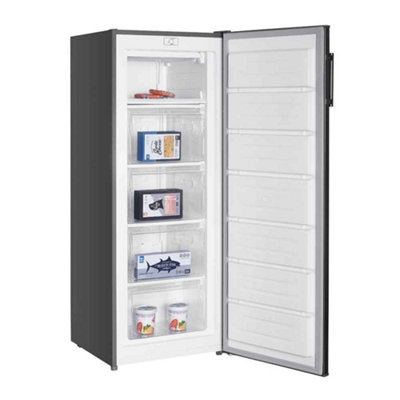 Cookology CTFZ163IX 168L Tall Upright Freezer, Inox, 5 Large Drawers ...