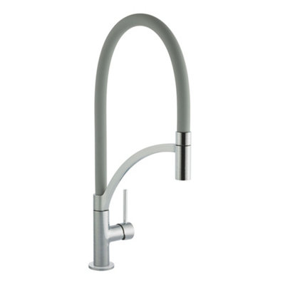 Cookology GIGLIO Pull Out Kitchen Tap with Single Side Lever - Brushed ...