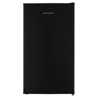 Cookology UCIF93BK 93L Under Counter Fridge, Black, Adjustable Temp ...