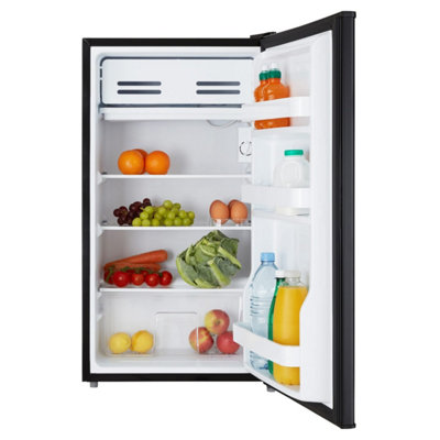 Cookology UCIF93BK 93L Under Counter Fridge, Black, Adjustable Temp ...