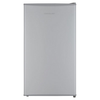 Cookology UCIF93BK 93L Under Counter Fridge, Silver, Adjustable Temp ...