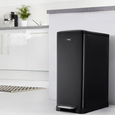 Cooks Professional 50L Slimline Recycling Pedal Bin with Dual ...