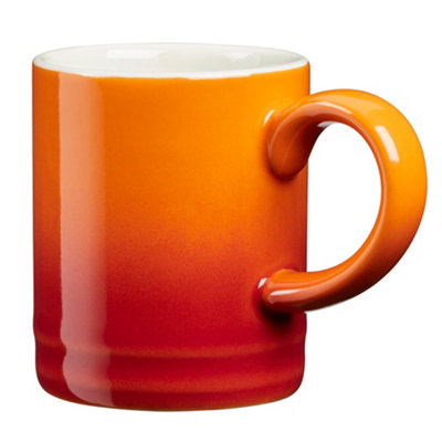 Cooks Professional 6 x Espresso Cups Mugs Set Stoneware Multi-Coloured ...