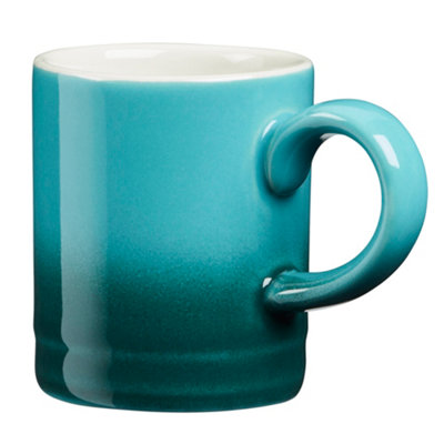 Cooks Professional 6 x Espresso Cups Mugs Set Stoneware Multi-Coloured ...