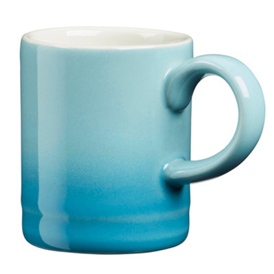 Cooks Professional 6 x Espresso Cups Mugs Set Stoneware Multi-Coloured ...