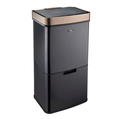 Cooks Professional 75L Recycling Sensor Bin with Food Caddy - 4 Section ...