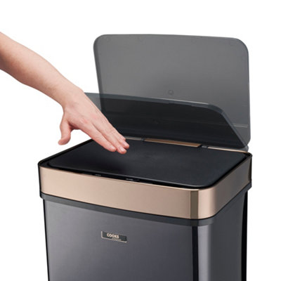 Cooks Professional 75L Recycling Sensor Bin with Food Caddy - 4 Section ...