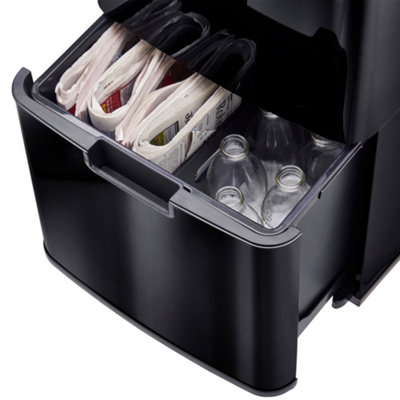 Cooks Professional 75L Recycling Sensor Bin with Food Caddy - 4 Section ...