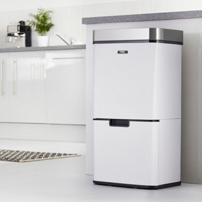 Cooks Professional 75L Recycling Sensor Bin with Food Caddy - 4 Section ...