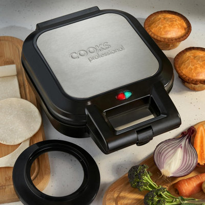Cooks Professional Deep Fill Pie Maker with Crimping Edge, Pastry ...