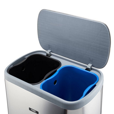 Cooks Professional Dual Recycle Kitchen Pedal Bin 60L - 2 x 30L ...