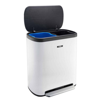 Cooks Professional Dual Recycle Kitchen Pedal Bin 60L - 2 x 30L ...