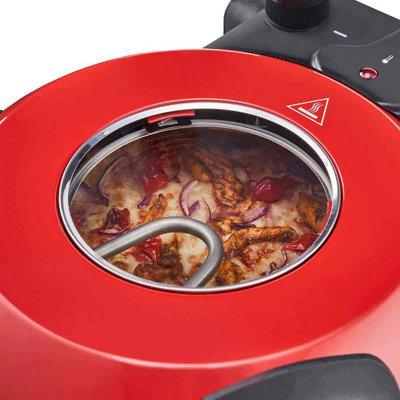 Cooks Professional Electric Pizza Oven Machine 1200W with Stone Base ...