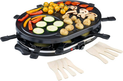 Cooks Professional Electric Raclette Grill 1200W with Non-Stick Metal ...