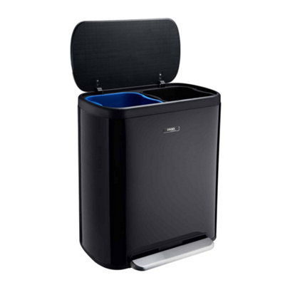 Shop Cooks Professional Kitchen Rubbish Waste Bin Recycling Dual Multi ...