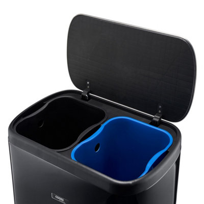 Shop Cooks Professional Kitchen Rubbish Waste Bin Recycling Dual Multi ...