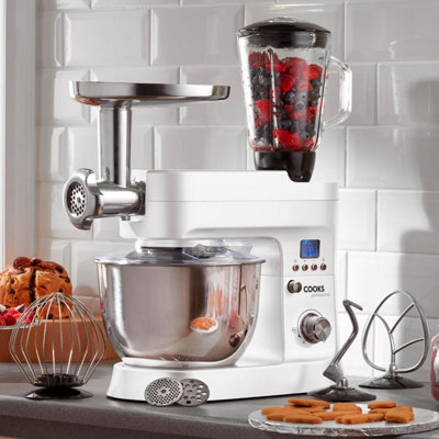 Cooks Professional Multi function 1200W Stand Mixers White